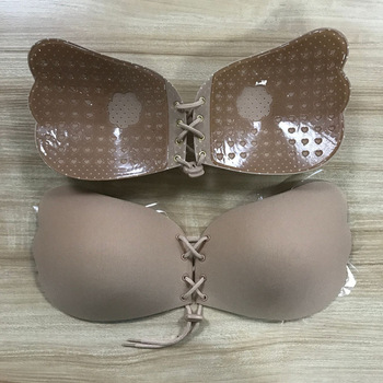 PACK OF 2 LACE UP STICKY BRA – DesireStore.pk