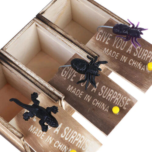 Funny Prank Wooden Box Toy (Random Character) – DesireStore.pk